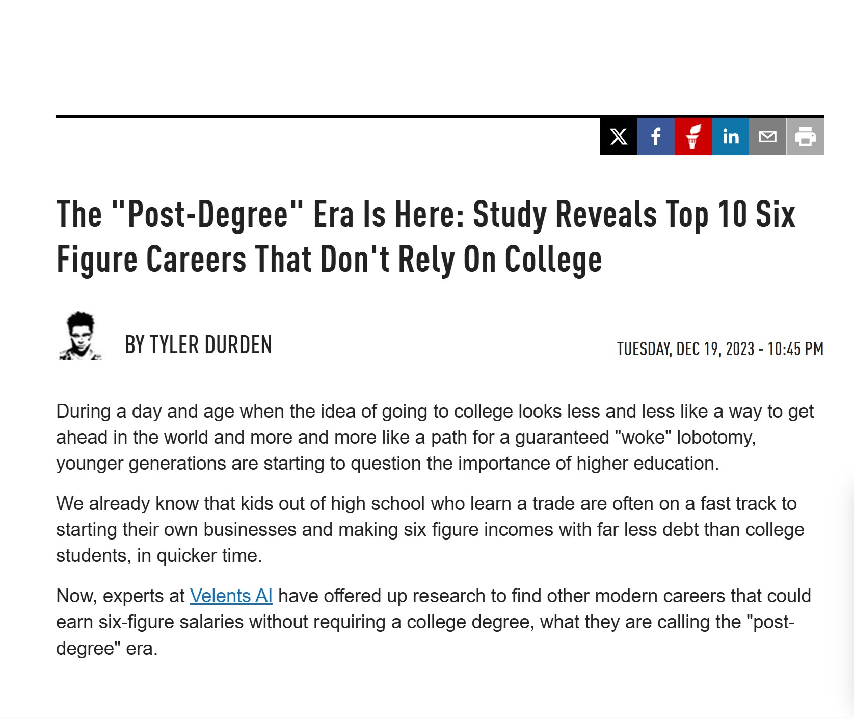 Happy Holidays College Post